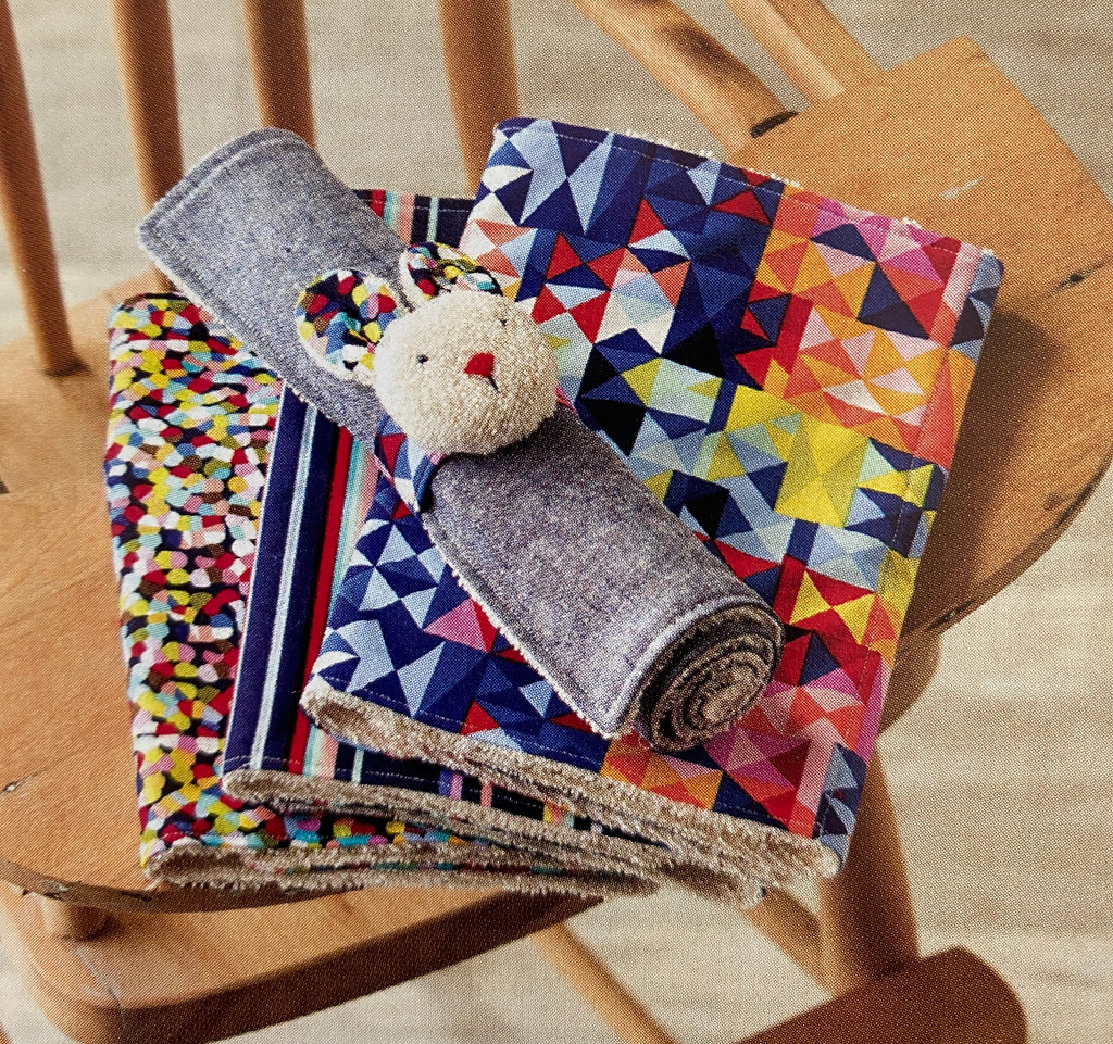 Bib, Rattle and Burp Set - photo sample from Present Perfect – Betz White's Shop