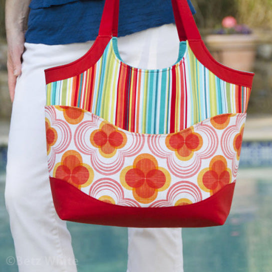 Smile and Wave Tote Bag PDF Sewing Pattern – Betz White's Shop